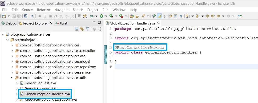 How to handle Global Exception using @ControllerAdvice annotation? - paulsofts